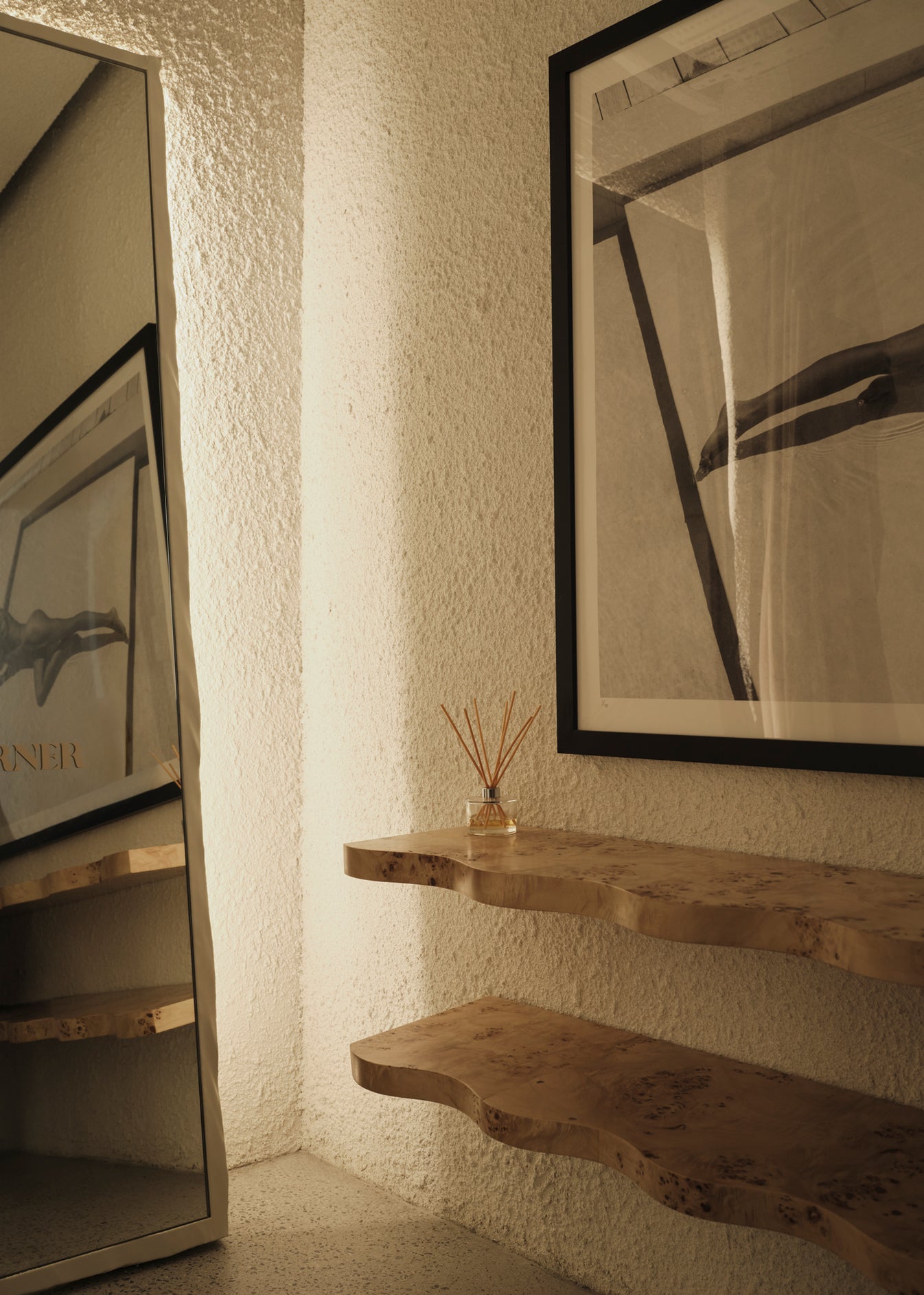 Designer Floating Wall Shelf Australia | Wave Shelf | fform