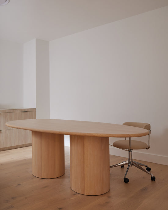 Offset Dining Table - timber – fform