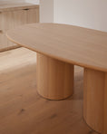 Offset Dining Table - travertine – fform